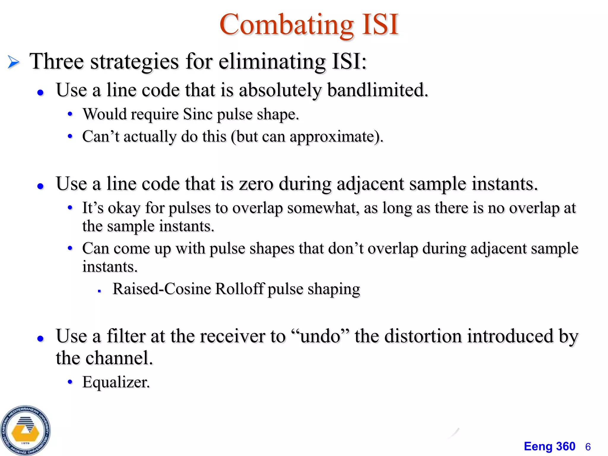 ISI and Pulse shaping.ppt