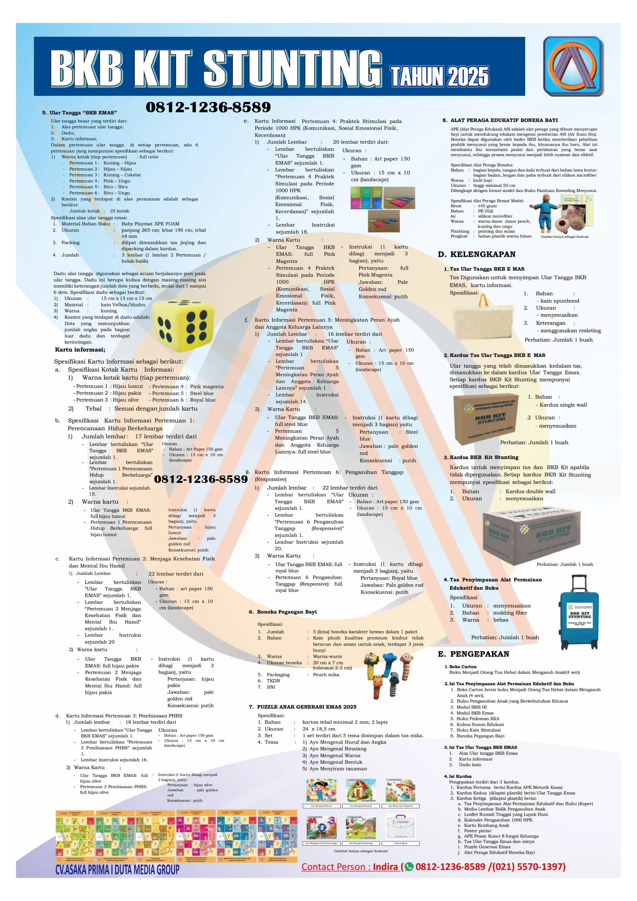 Komponen BKB Kit Stunting 2025 DAK Bidang KB | PDF