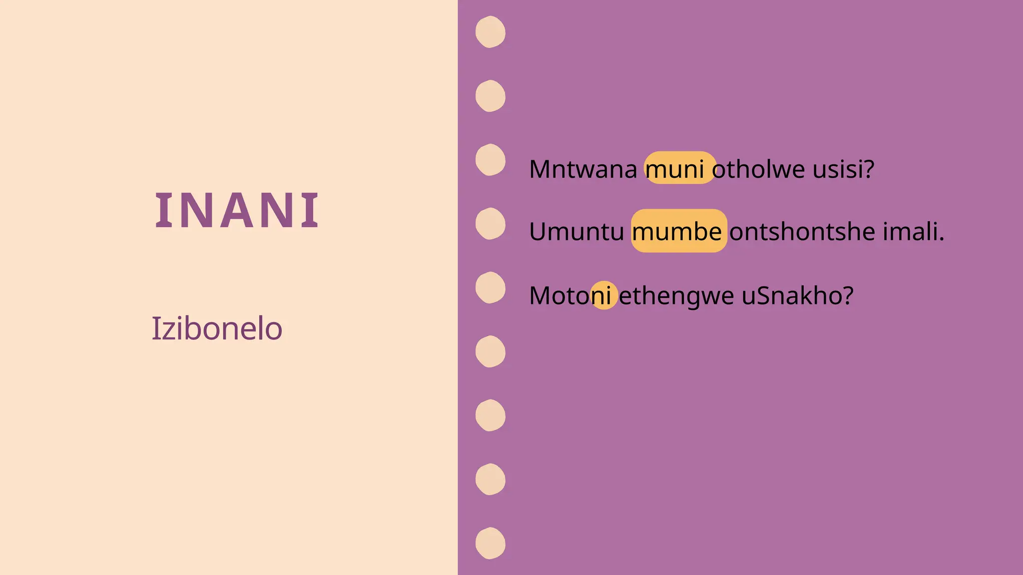 Isichasiso - Adjective, Relatives and Possessives | PPTX