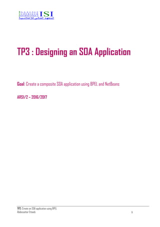 ISI Institute E-Services TP 3 | PDF