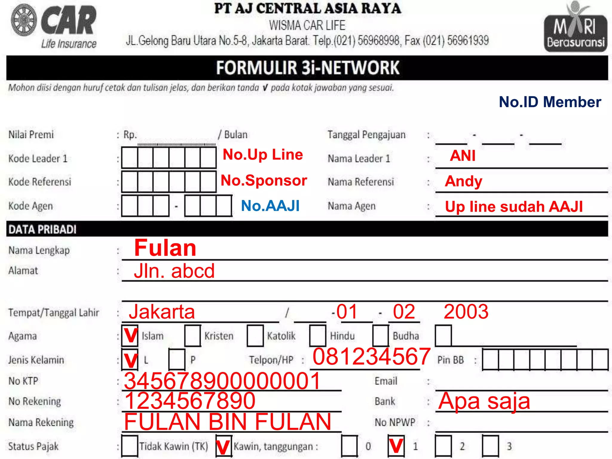 Tutorial gampang isi formulir | PPT