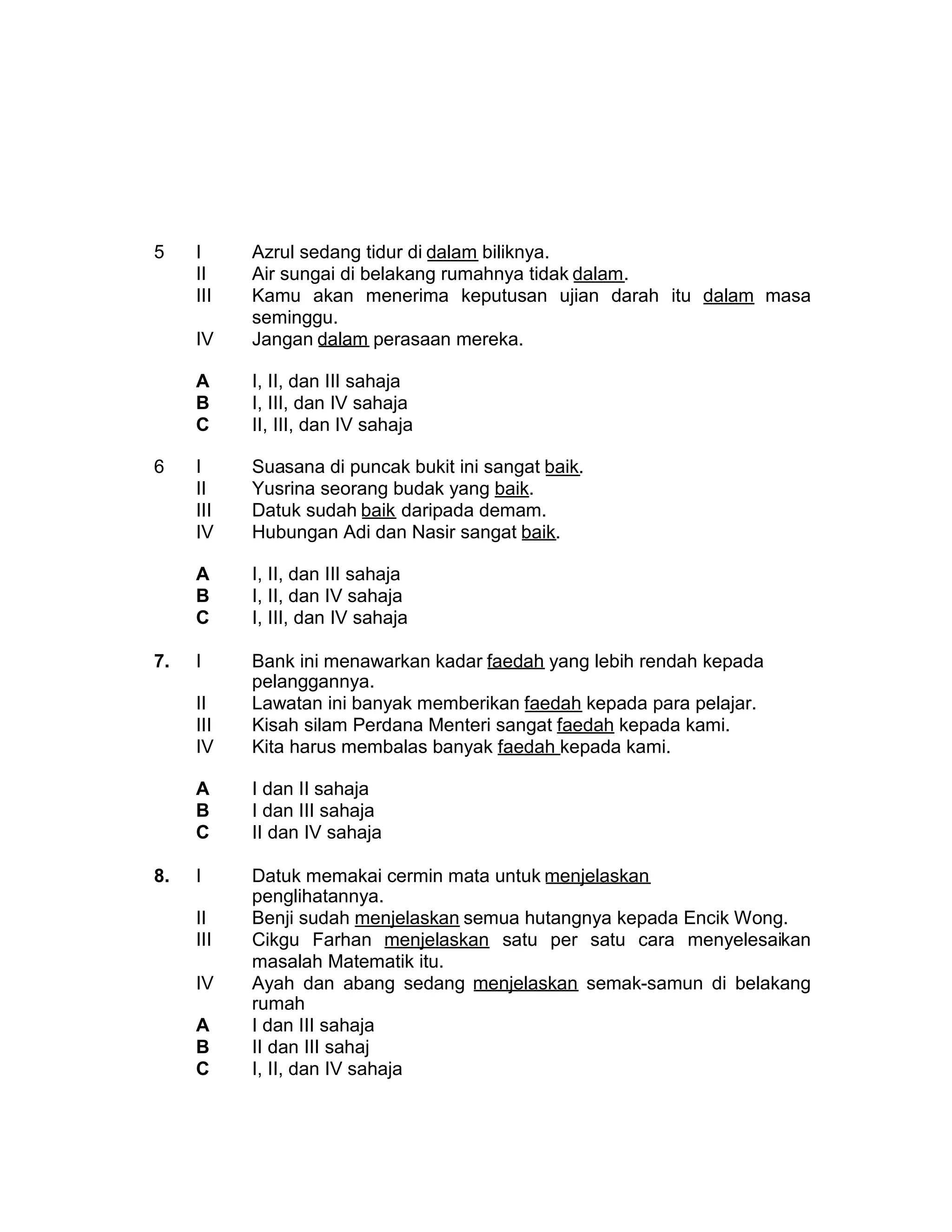 Soalan Pemahaman BM Thn 4 | PDF