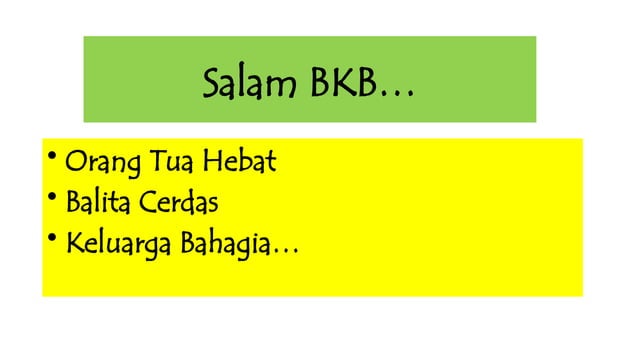 ISI KARTU KEMBANG ANAK (KKA) DI KELOMPOK BKB | PPTX