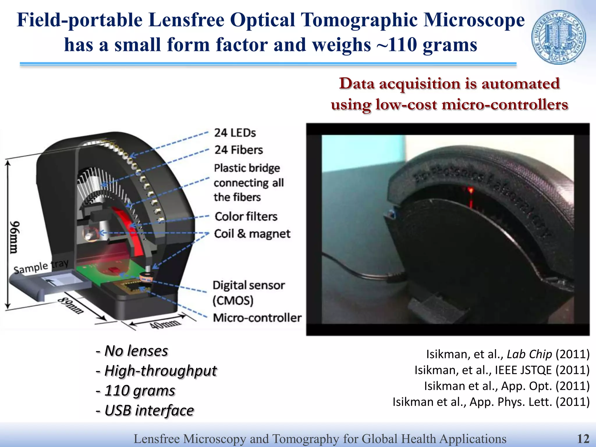 Lensfree Microscopy and Tomography | PPTX