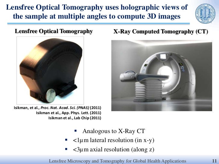 Lensfree Microscopy and Tomography