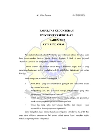 Isi laporan tutorial fighting!!! bikinan akuuuu...^^ | DOC