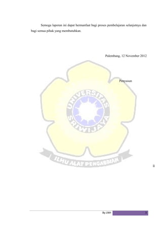 Isi laporan tutorial fighting!!! bikinan akuuuu...^^ | DOC