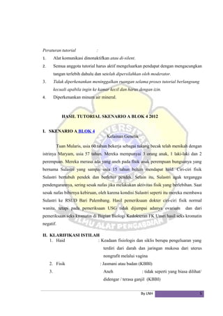 Isi laporan tutorial fighting!!! bikinan akuuuu...^^ | DOC