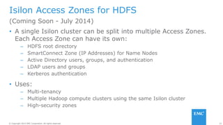 Hadoop Analytics on Isilon Deep Dive | PPT