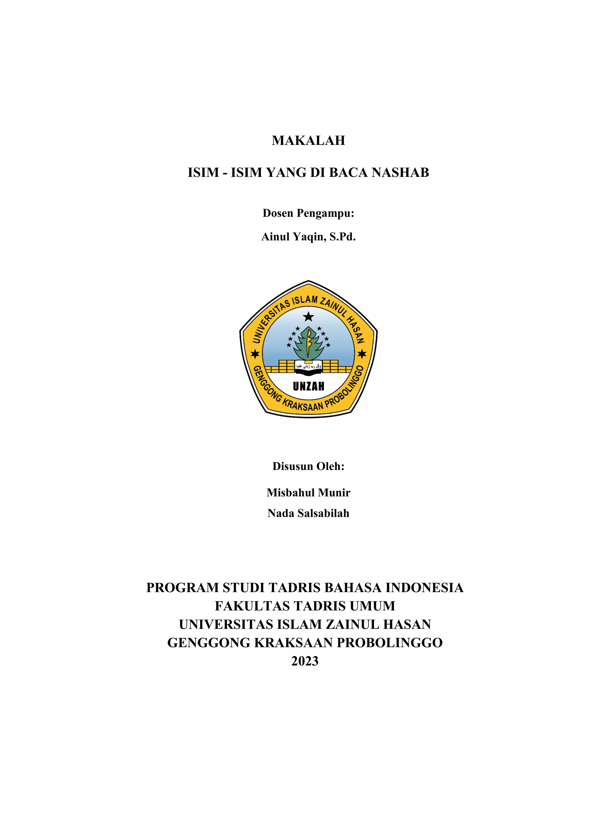Isim - Isim Yang dibaca Nashab.pdf