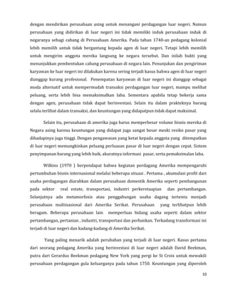 the Emergence Multinational Company in United State | PDF