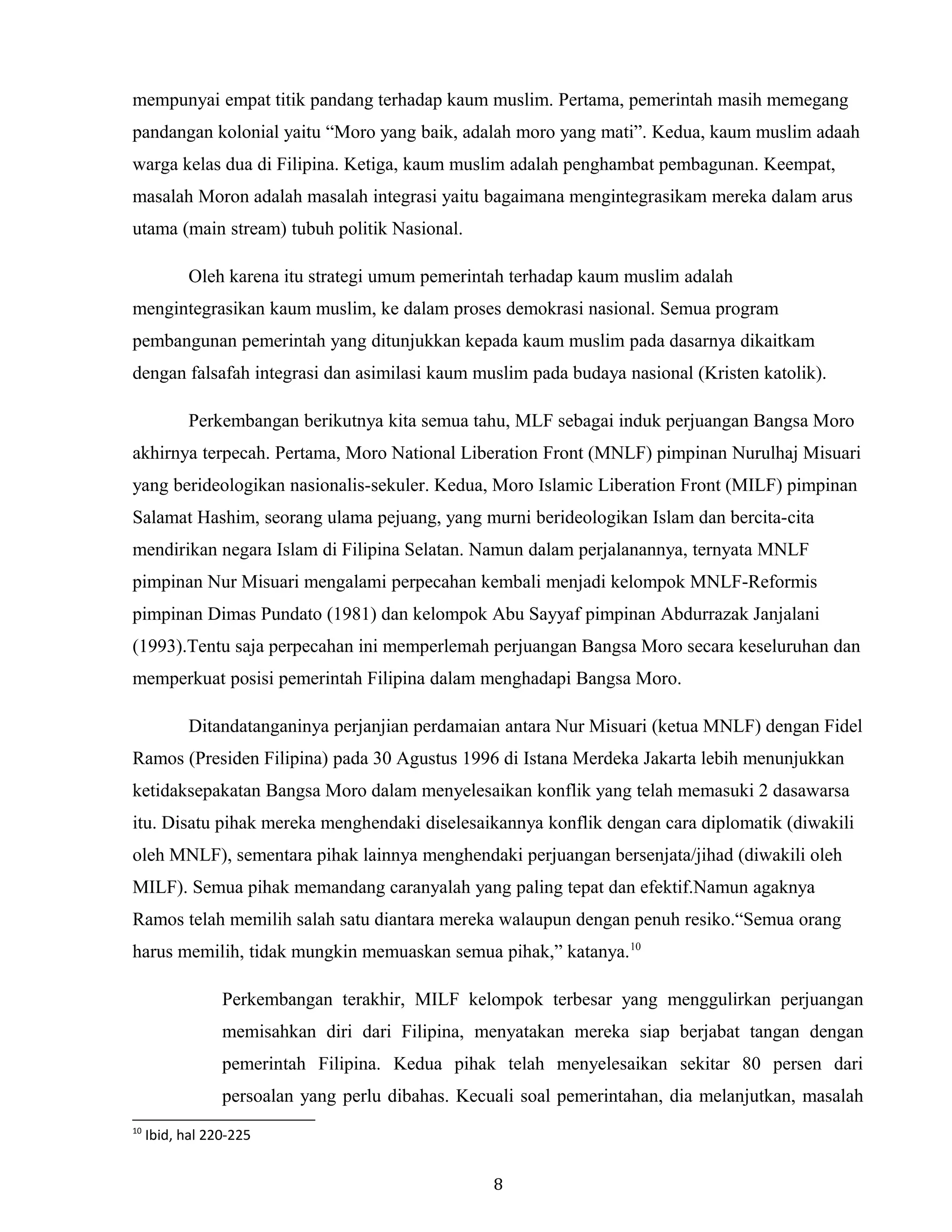 Sejarah Islam Asia Tenggara Masuk dan Berkembangnya Islam di Filipina | DOC