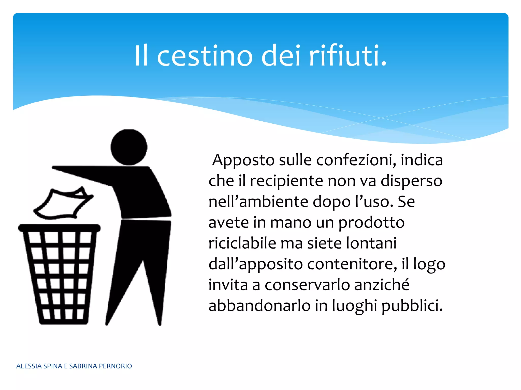 I simboli del riciclo | PPTX