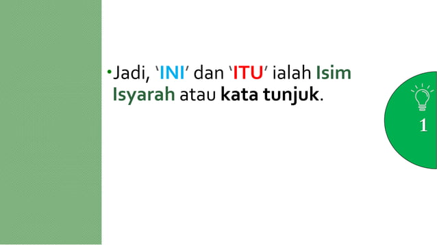 Isim isyarah | PDF