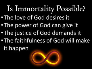 Is immortality possible | PPT