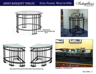 Isinglass banquet and specialty tables | PDF