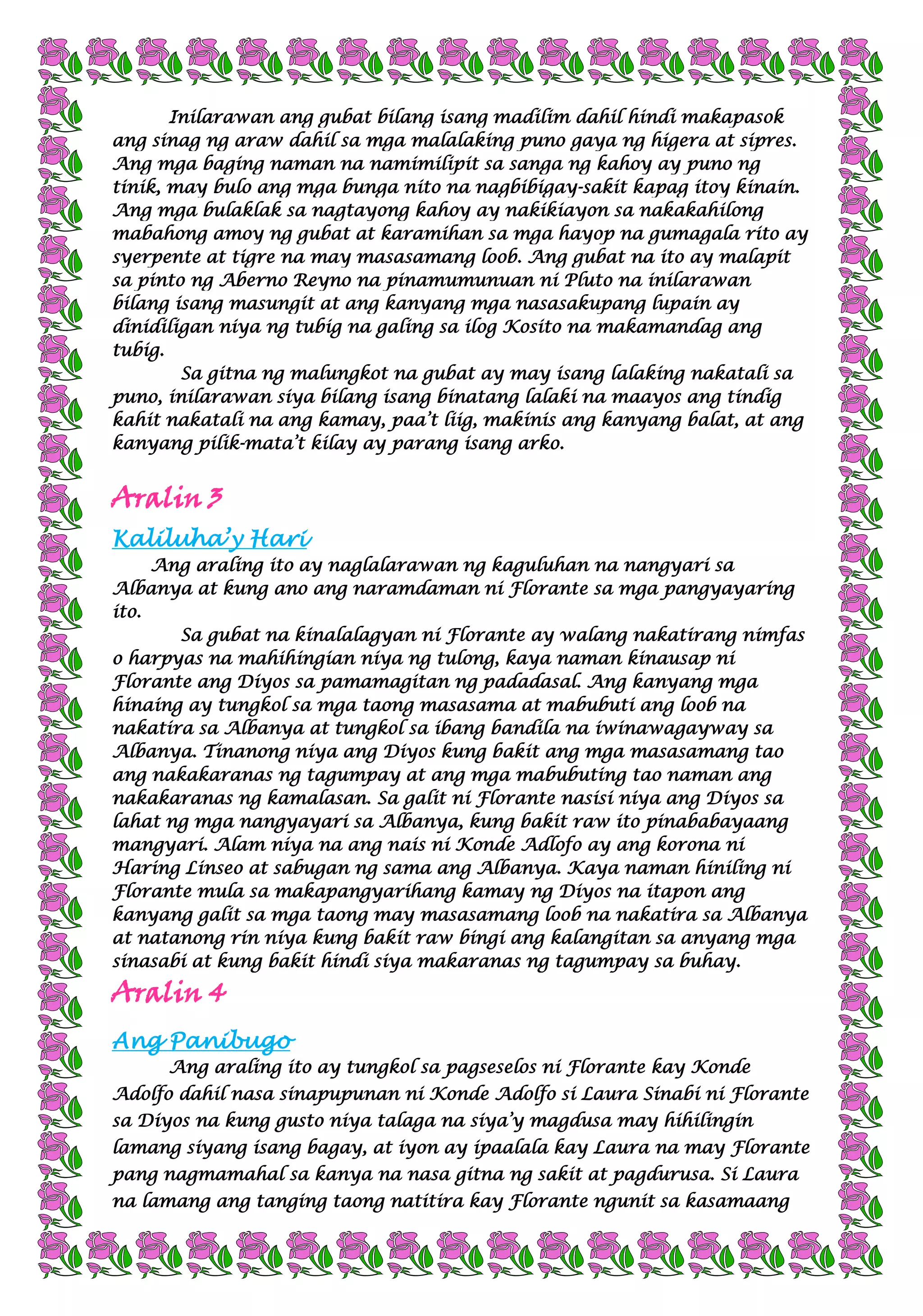 Isinilang si francisco | DOCX