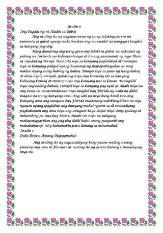 Isinilang si francisco | DOCX