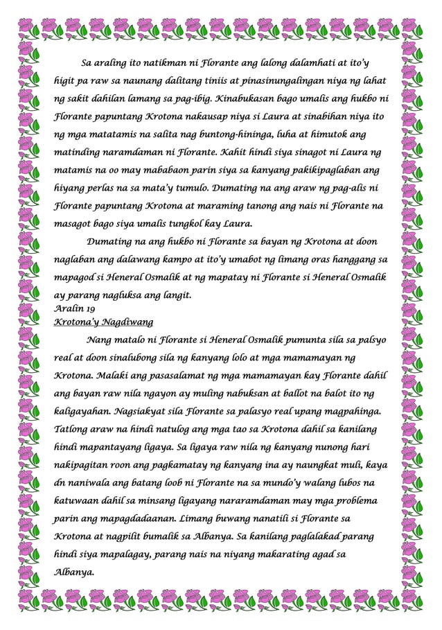 Isinilang si francisco | DOCX