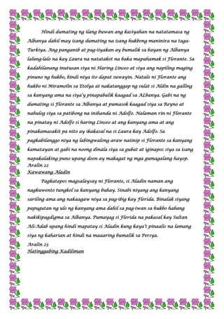 Isinilang si francisco | DOCX