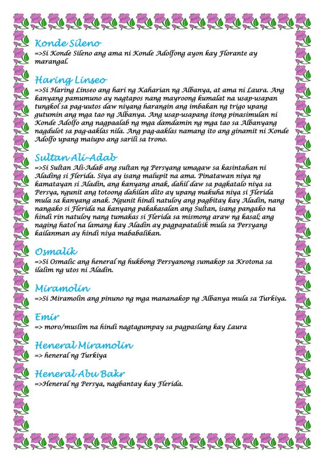 Isinilang si francisco | DOCX