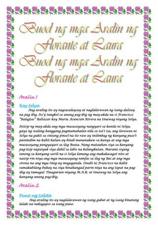 Isinilang si francisco | DOCX