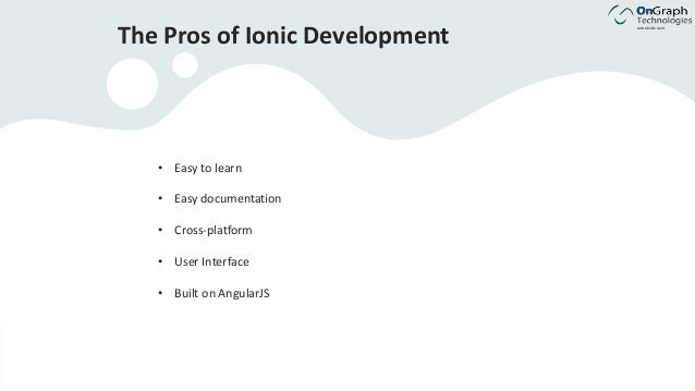 Is Ionic Good For Mobile App Development Ppt