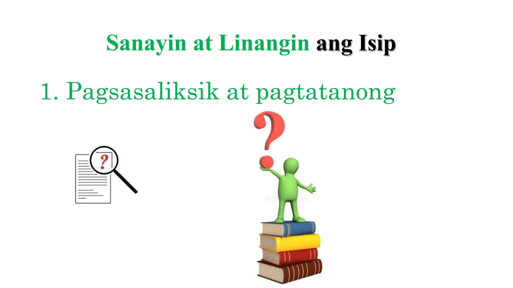 ESP Grade 7 - Isip at Kilos Loob Unang Marka | PPTX
