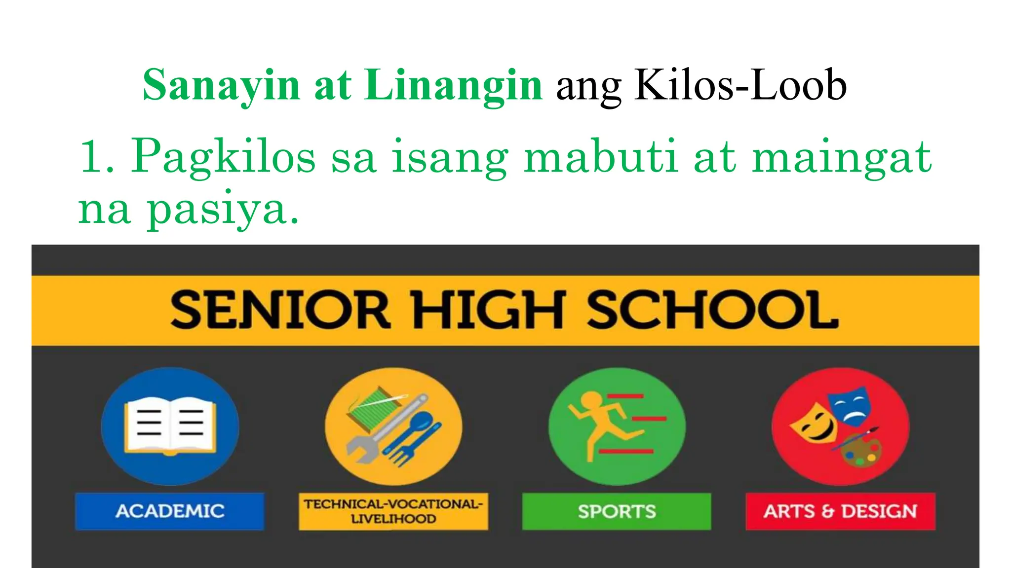 ESP Grade 7 - Isip at Kilos Loob Unang Marka | PPTX