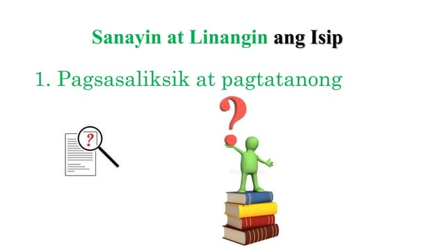 ESP Grade 7 - Isip at Kilos Loob Unang Marka | PPTX