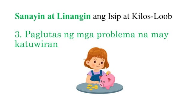 ESP Grade 7 - Isip at Kilos Loob Unang Marka | PPTX