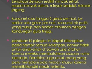 Templet isi piringku sesuai dengan umur sasaran | PPTX