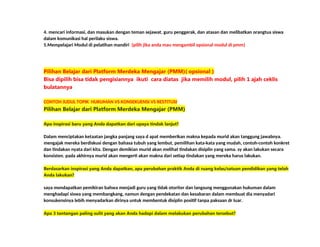 ISI PMM INDIKATOR KETERATURAN SUASANA KELAS.docx