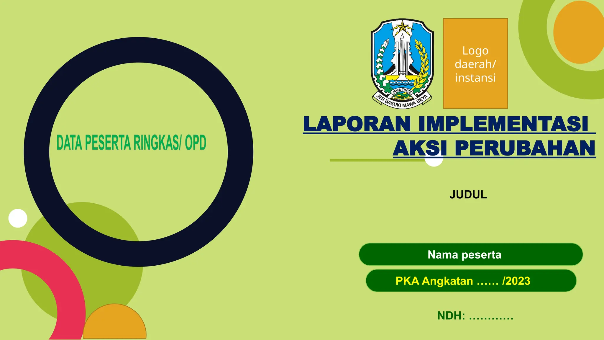 ISI PPT LIAP PKA.pptx laporan implementasi perubahan | PPT