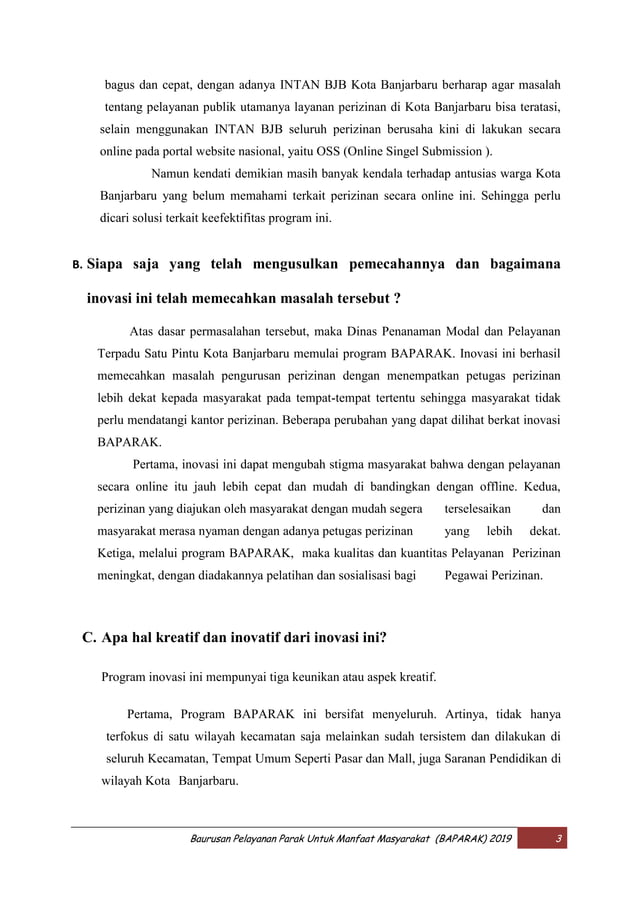 Isi proposal baparak plus fto | PDF