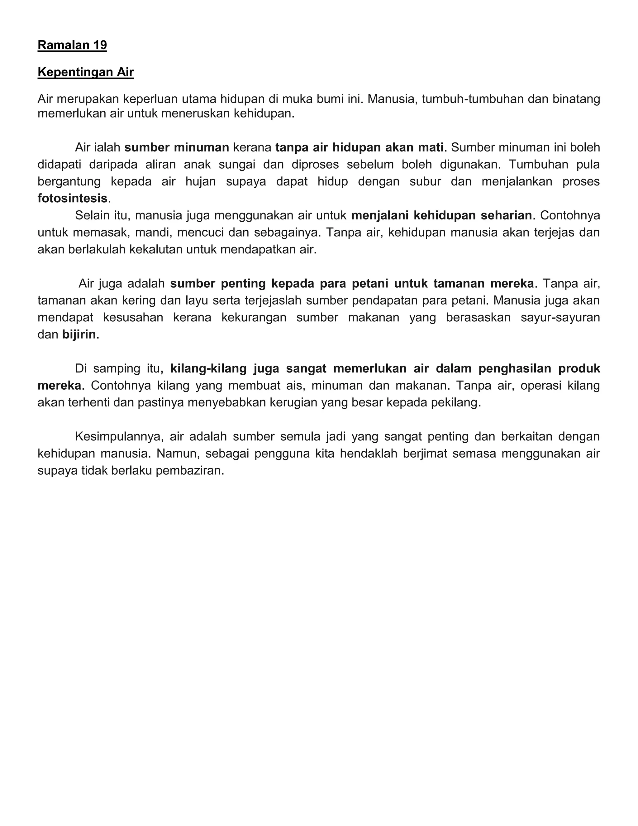 Isi ringkas karangan 2 | PDF