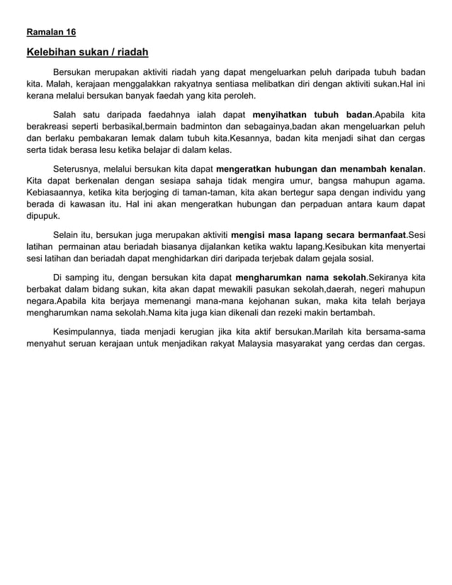 Isi ringkas karangan 2 | PDF