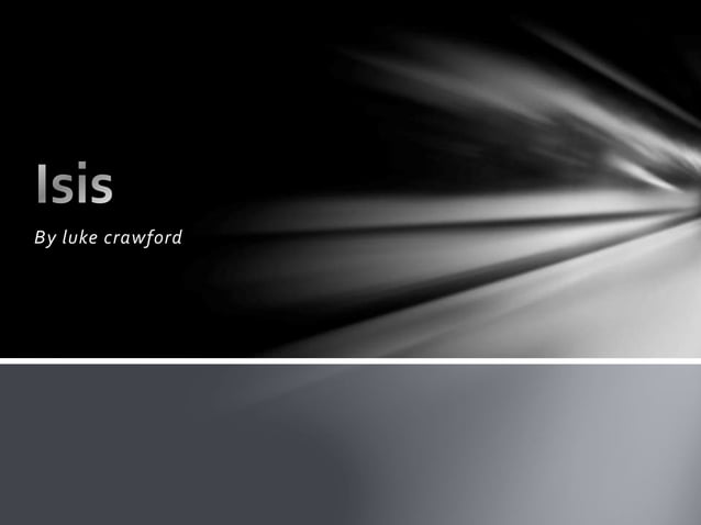 Isis | PPTX