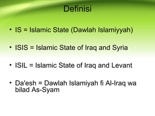 Isis - pejuang atau pengganas ? | PPT