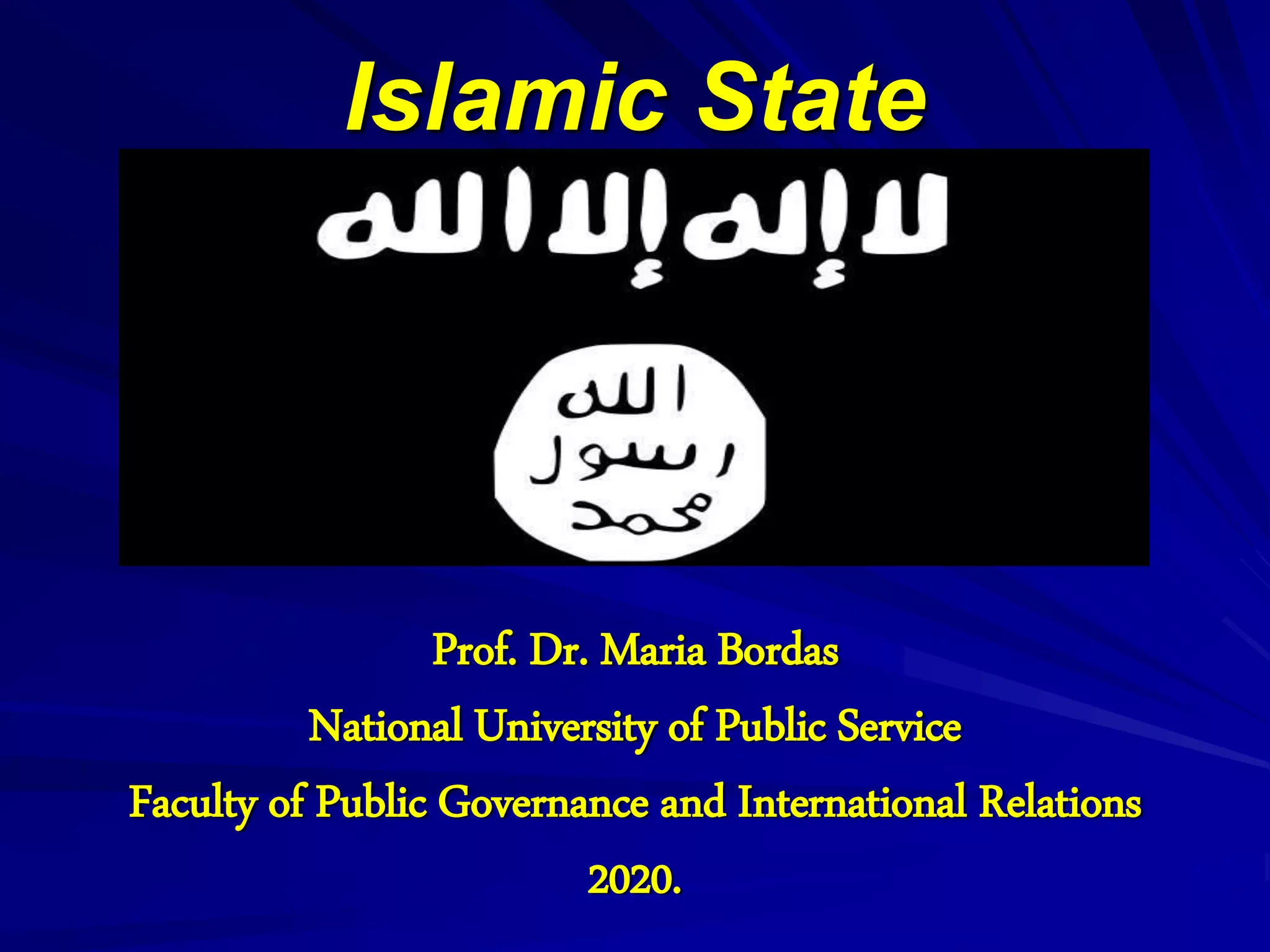 Isis 2020 | PPT