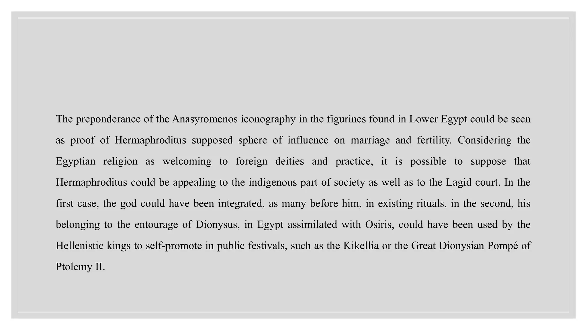 Isis - Aphrodite Anasyromene.pptx historical content | PPT