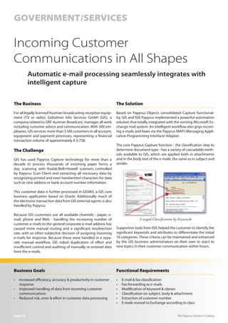 Solutions Catalog # 2 by ISIS Papyrus Software | PDF