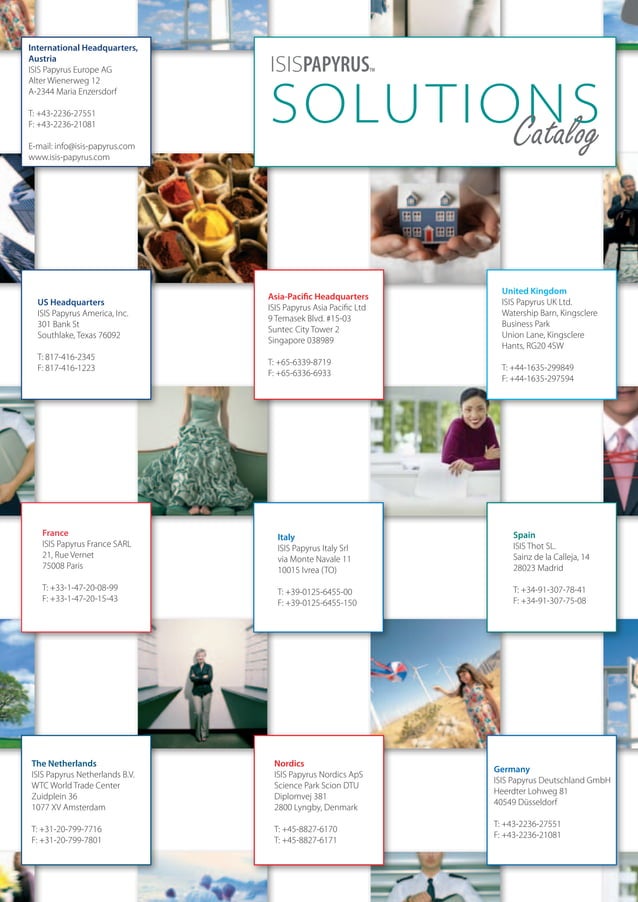 Solutions Catalog # 2 by ISIS Papyrus Software | PDF