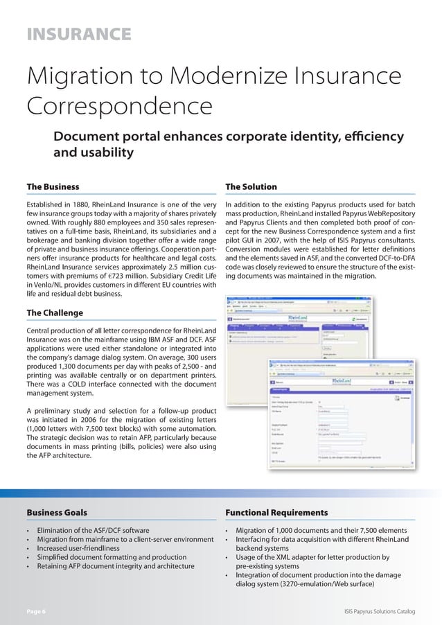 Solutions Catalog # 2 by ISIS Papyrus Software | PDF