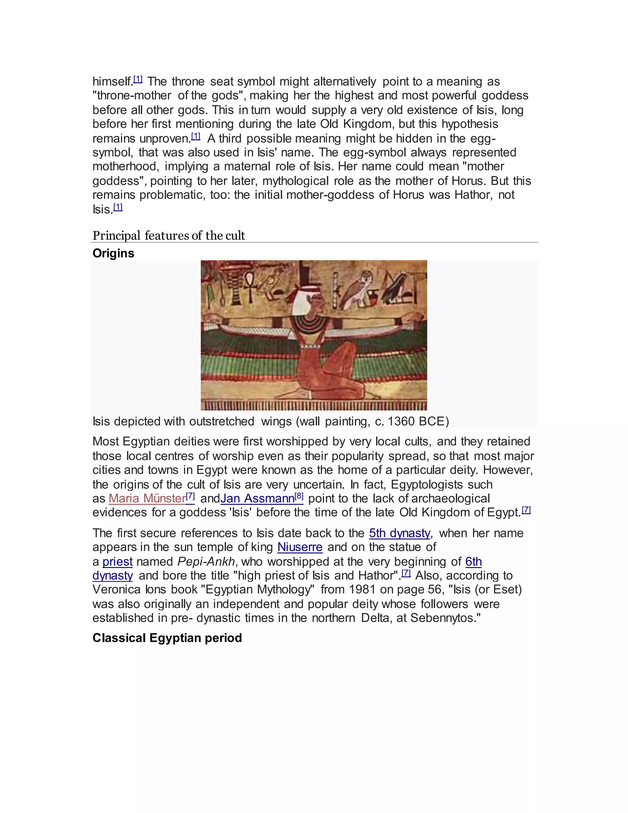 Isis ancient greek original egyptian pronunciation more likely aset or ...