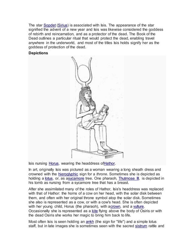 Isis ancient greek original egyptian pronunciation more likely aset or ...