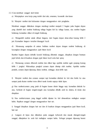 Sanggul Ukel Tekuk ( DIY) | DOCX