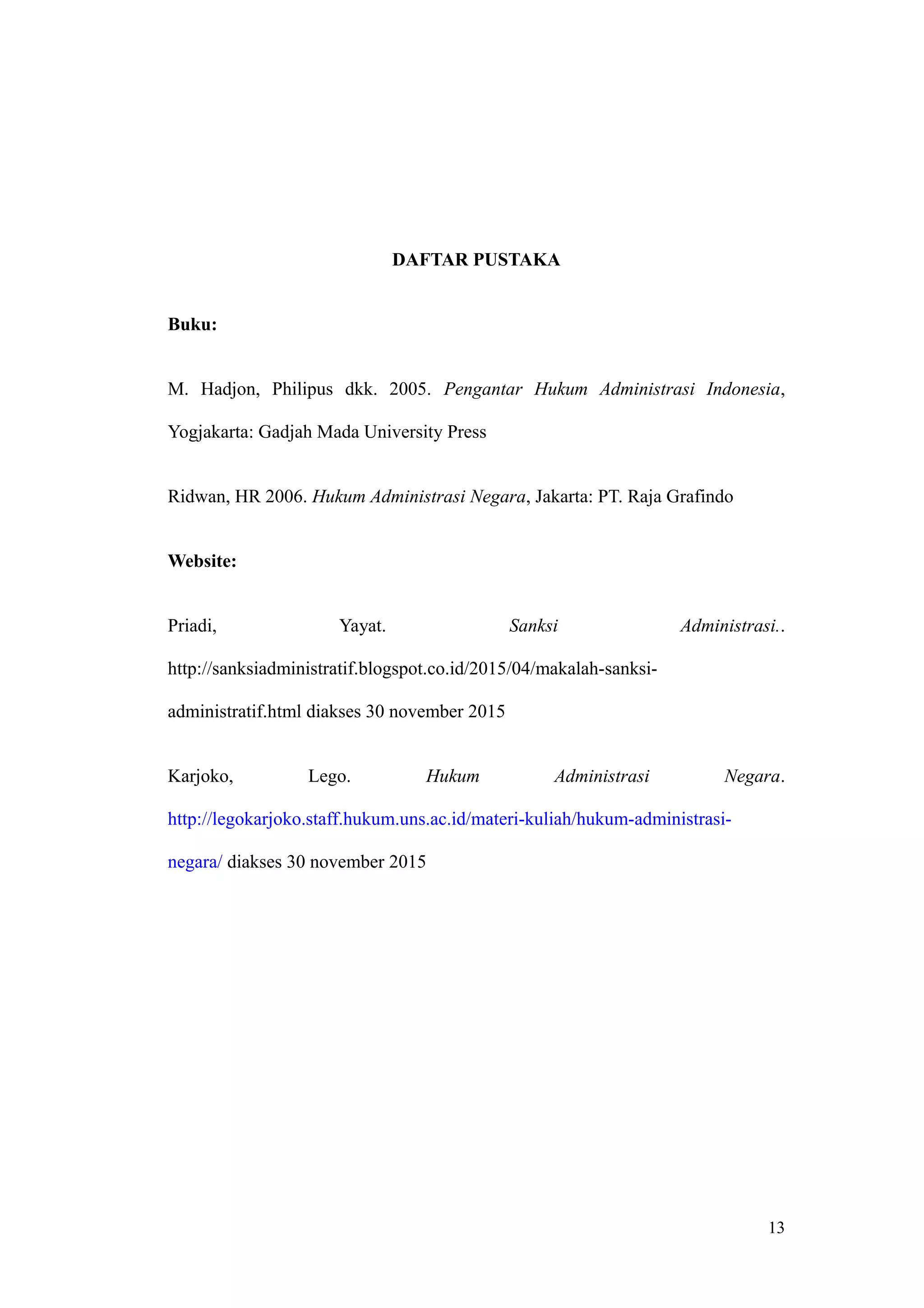 SANKSI dalam HAN | DOC