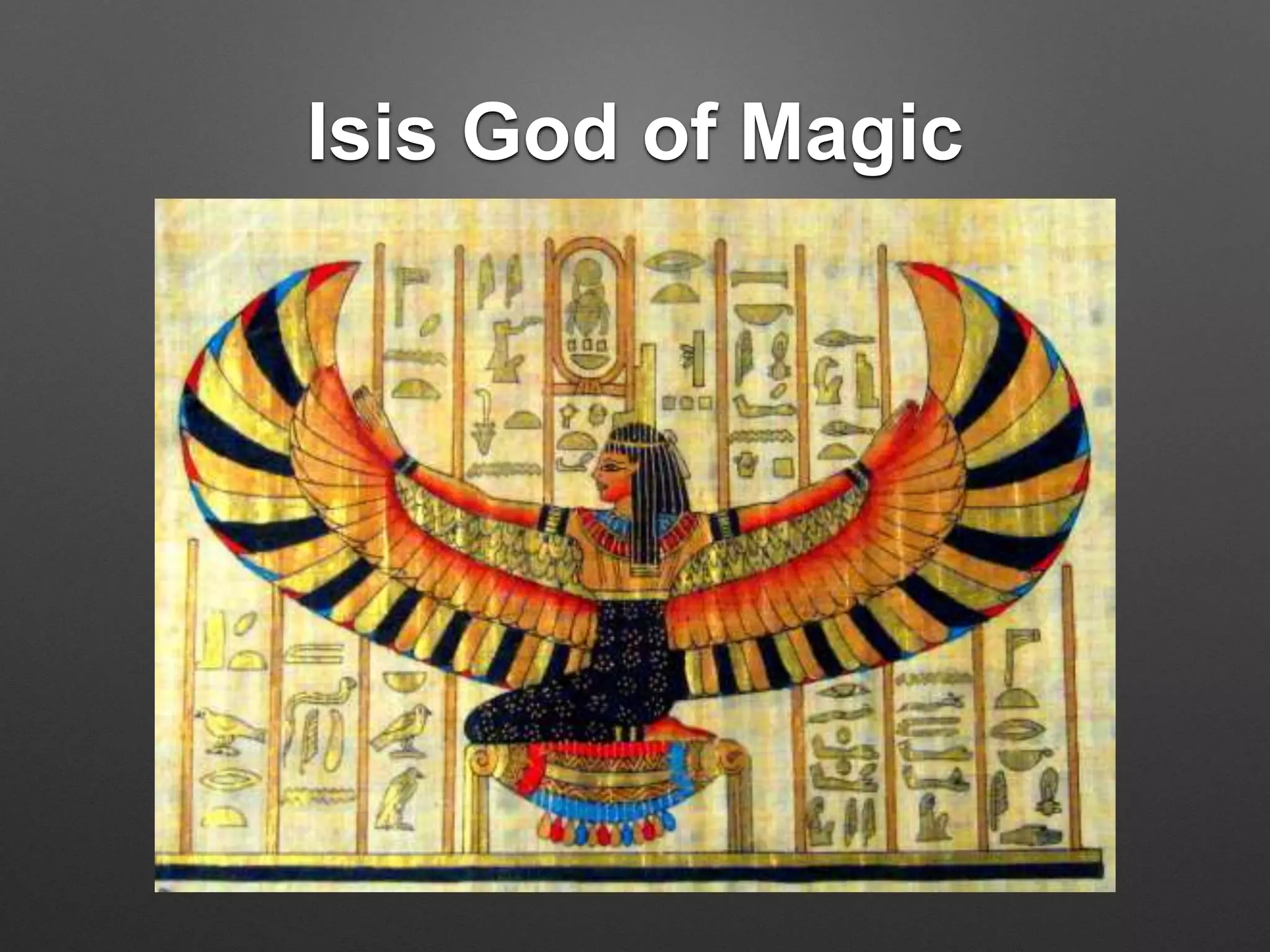 Isis god of magic | PPT