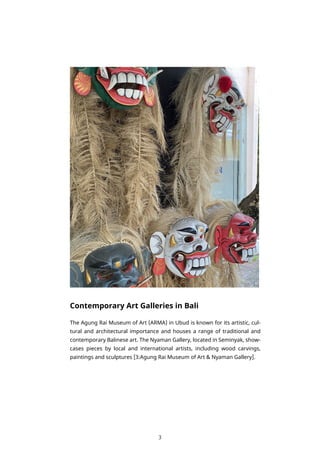Balinese Artistic Expression | PDF